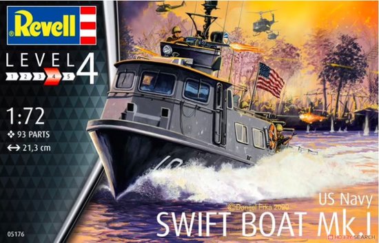 1:72 Revell 05176 US Navy SWIFT BOAT Mk.I Plastic Modelbouwpakket | bol