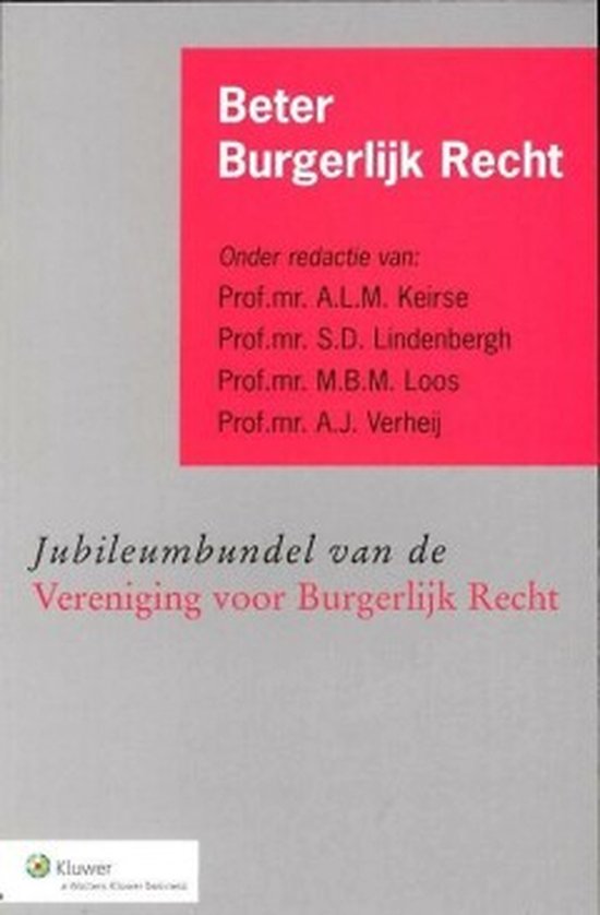 Beter burgerlijk recht (ebook) | 9789013103946 | Boeken | bol