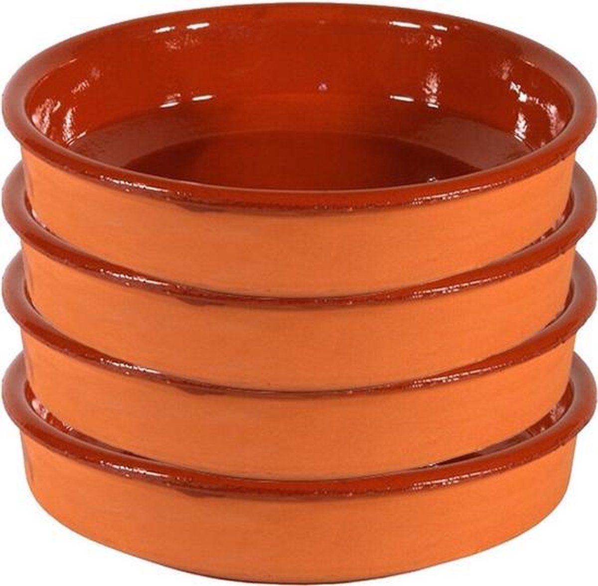 12x Mini tapas schaaltjes bruin/ terracotta mini 10 cm - Tapas... | bol.com