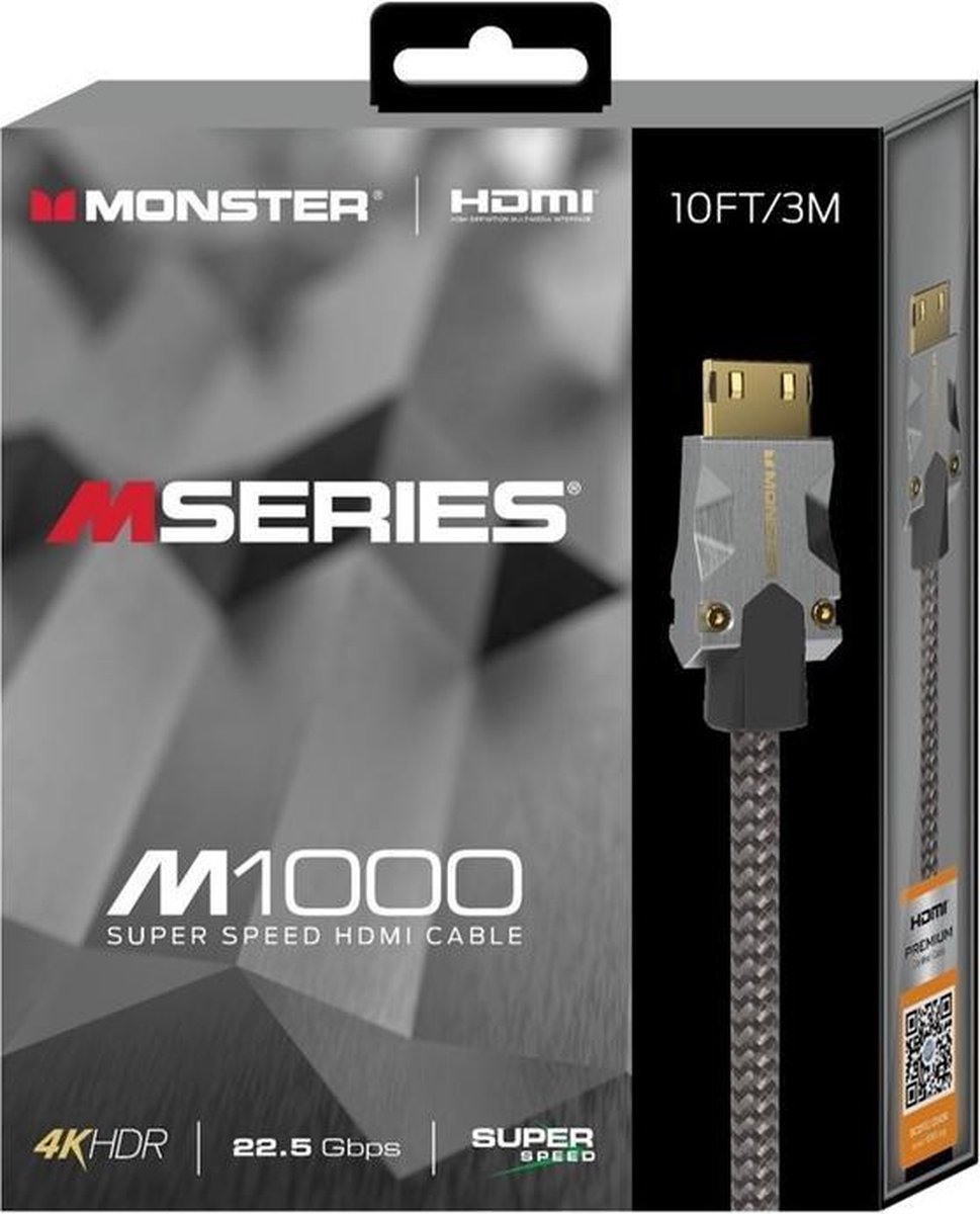 Monster M series M1 UHD High Speed HDMI Kabel - Ethernet - 22.5Gbps ...