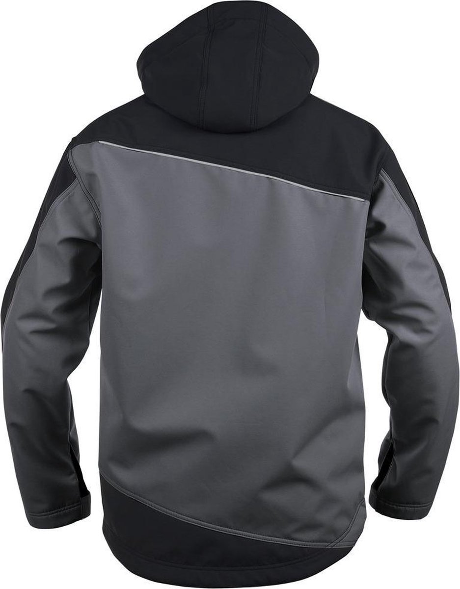 DASSY Jakarta Softshell Werkjas Grijs/Zwart | bol.com