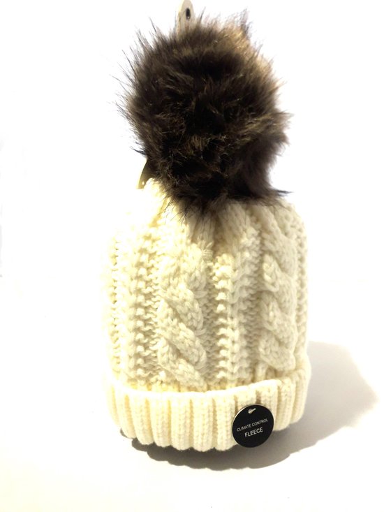 No Label - muts dames winter - muts dames pompon - muts dames winter ...