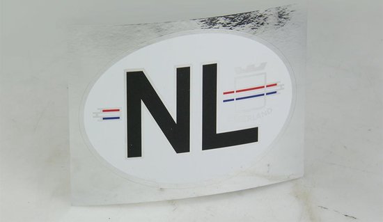 NL Sticker zilver met Nederlandse vlag | bol.com