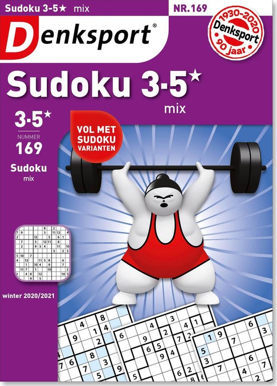 Denksport Sudoku puzzelboek pakket 2 | bol.com