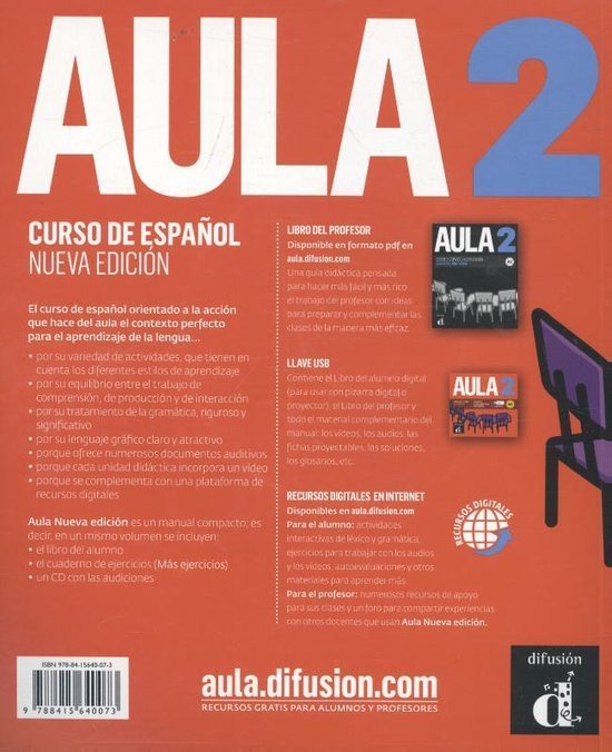 Aula 2 Nueva edición | 9788415640073 | Bernard Minier | Livres | bol