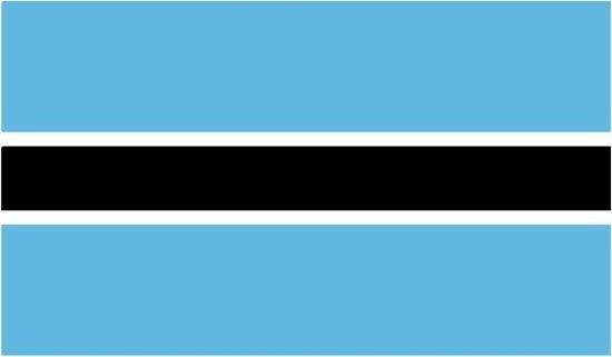 Vlag Botswana 100x150 cm. | bol