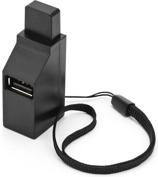 Portable USB-splitter (mini USB Hub) - 3x USB 2.0 | bol.com