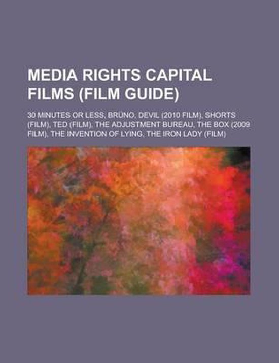 Media Rights Capital Films (Study Guide) | 9781156455425 | Boeken | bol.com