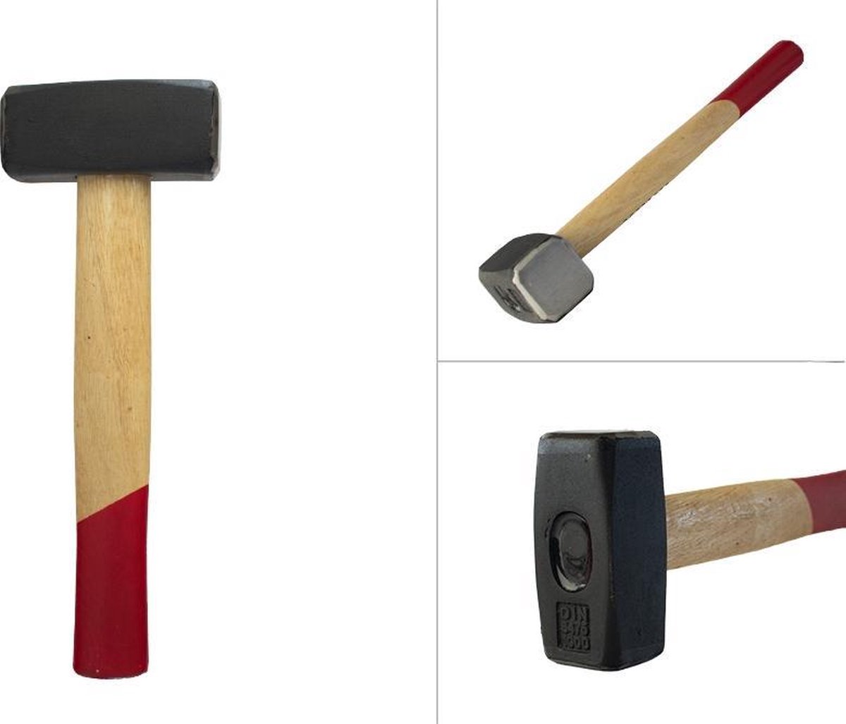 Wovar Moker met houten steel | 1000 gram | bol.com