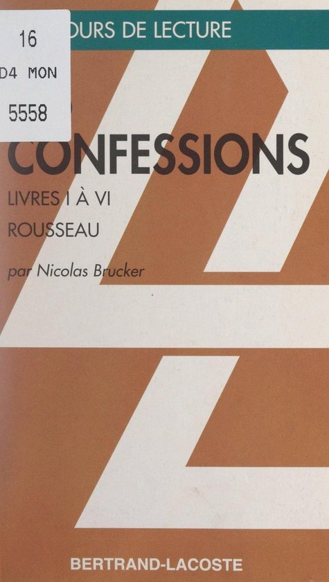 Les Confessions, I-IV, de Jean-Jacques Rousseau (ebook), Nicolas ...