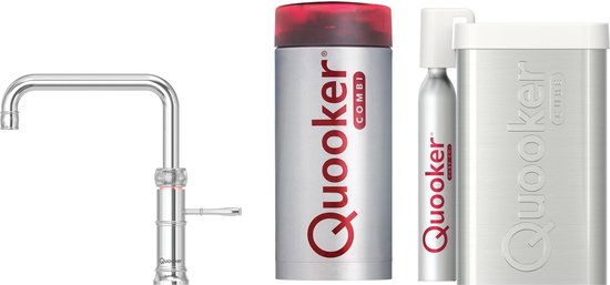 Quooker Combi+ Cube Classic square single chroom | bol