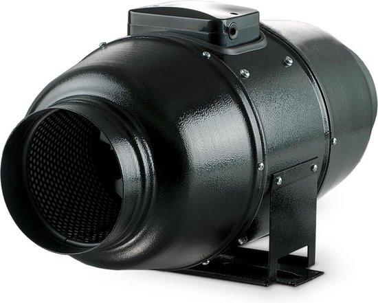 Vents buisventilator Silent Ø125 mm - 340 m³/h - met Regelaar - Staal | bol