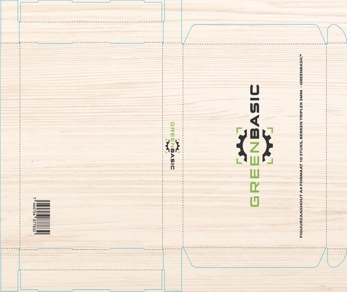 Greenbasic® - hout plankjes - Berken triplex 3mm A5 formaat 20 stuks ...