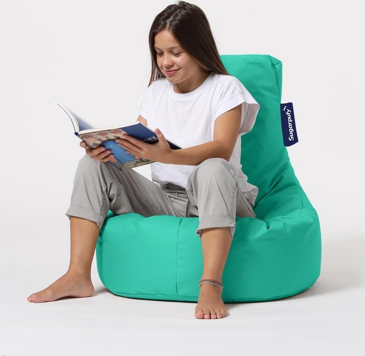 Sugarpufy Gamer Zitzak Teens Waterafstotend - Licht Blauw | bol.com