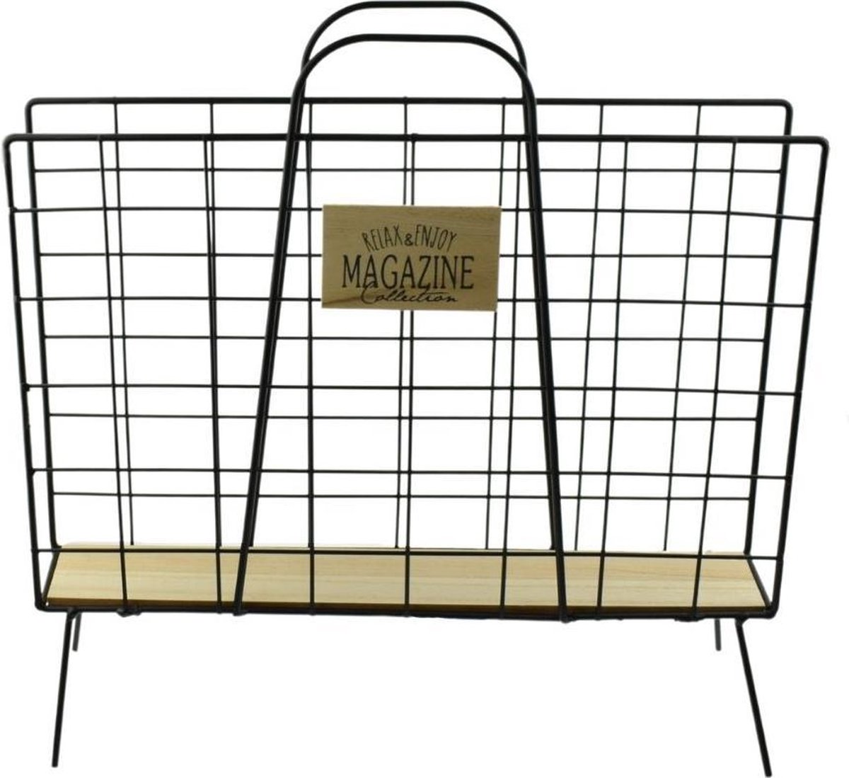 Orange85 Tijdschriftenhouder - Lectuurbak - Metaal - Raster - Boeken ...