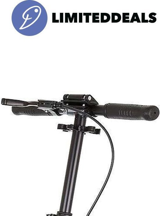 Hyper step zwart met schijfrem - Rubberen wielen - ABEC-9 lagers ...