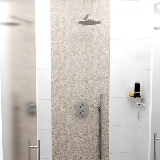 Progetto Coinstone mozaiek ovaal 29,4x29,4 cm prijs is per vel, naturel ...