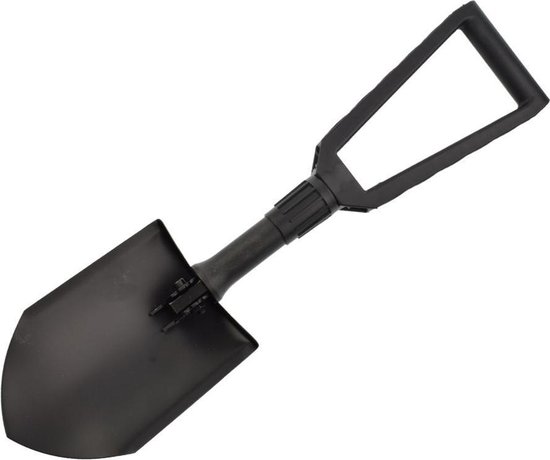 Orange85 Opvouwbare Schep - Pioniersschep - Zwart - 58cm - Metaal | bol