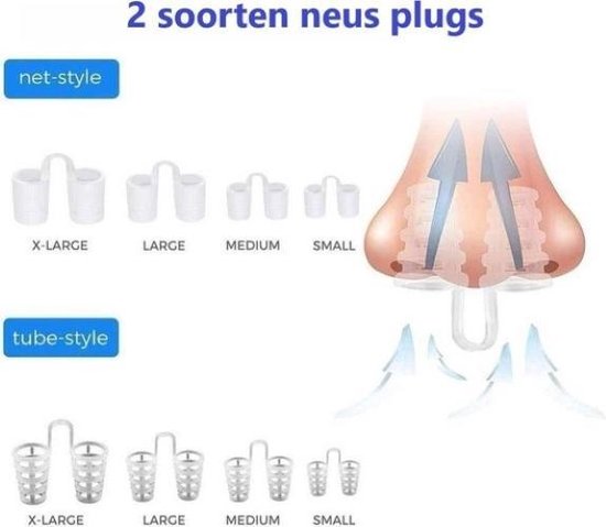 Anti Snurkbeugel Inclusief 8 Neusspreider | 2 verschillende type ...