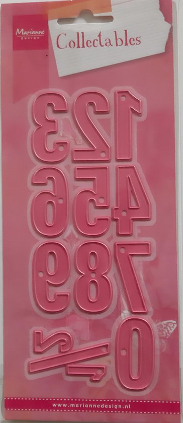 Marianne Design Collectables Snij en Embosstencil - Nummers XL | bol