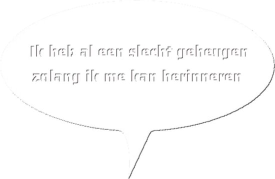 Dutch Metal Design Wandbord Tekstballon Wit met tekst | bol.com