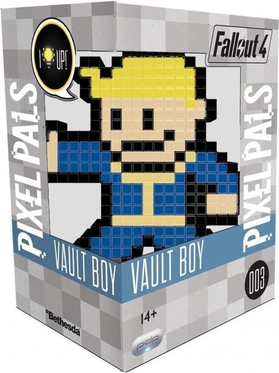 Pixel Pals - Lichtfiguur - Vault Boy | bol.com