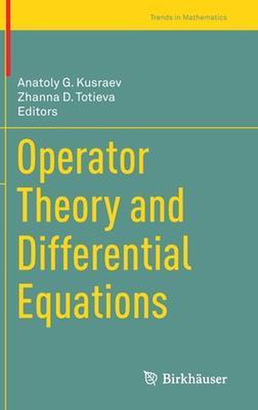 Operator Theory and Differential Equations | 9783030497620 | Boeken ...