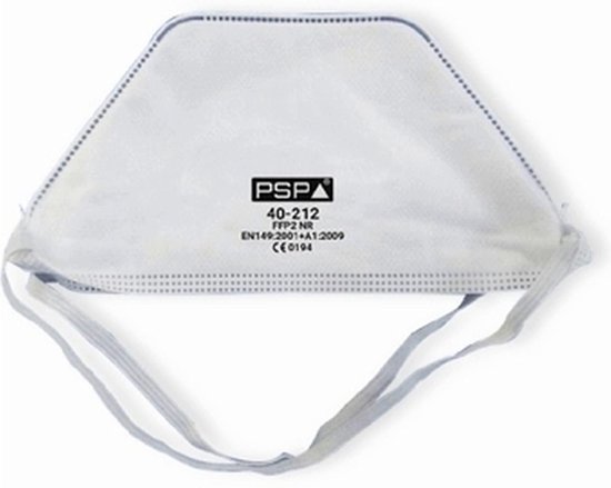 Adembescherming-FFP2maker-vouwmodel masker FFP2-vouwmasker-20stuks in ...