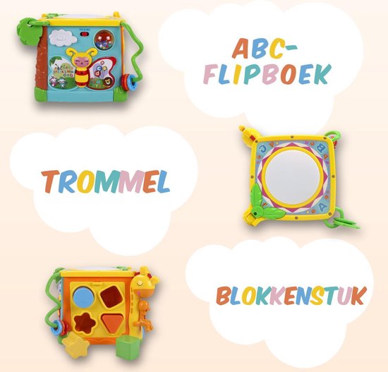 LissieLife Activiteitenkubus voor Ontwikkeling van Baby en Peuter ...