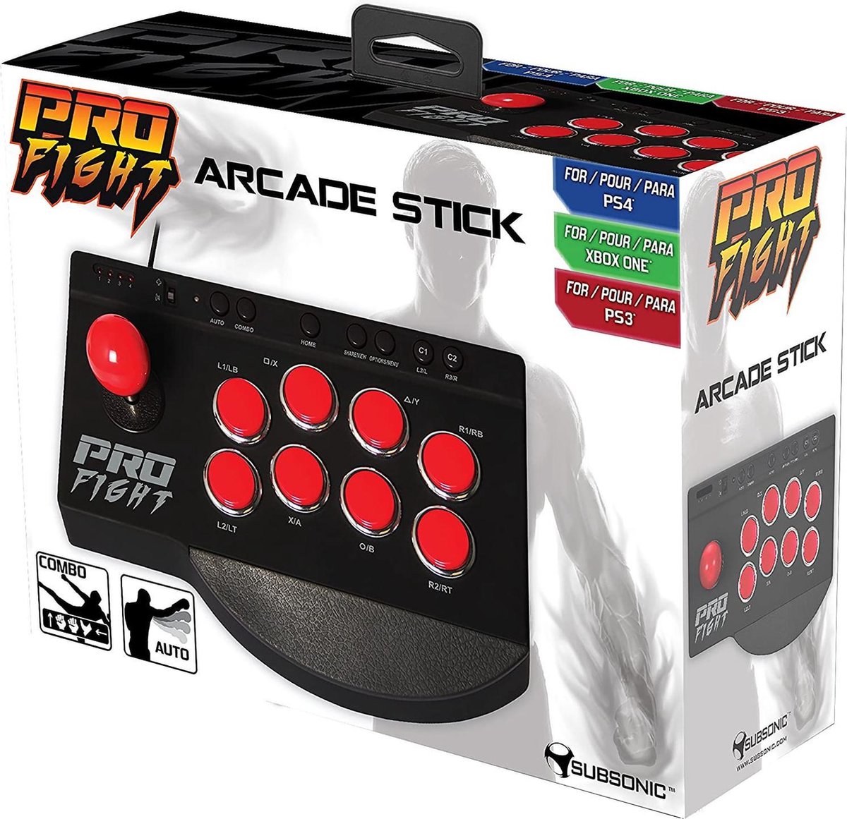 Pro Fight Arcade Stick voor PS4 - Xbox One - PS3 | Games | bol.com