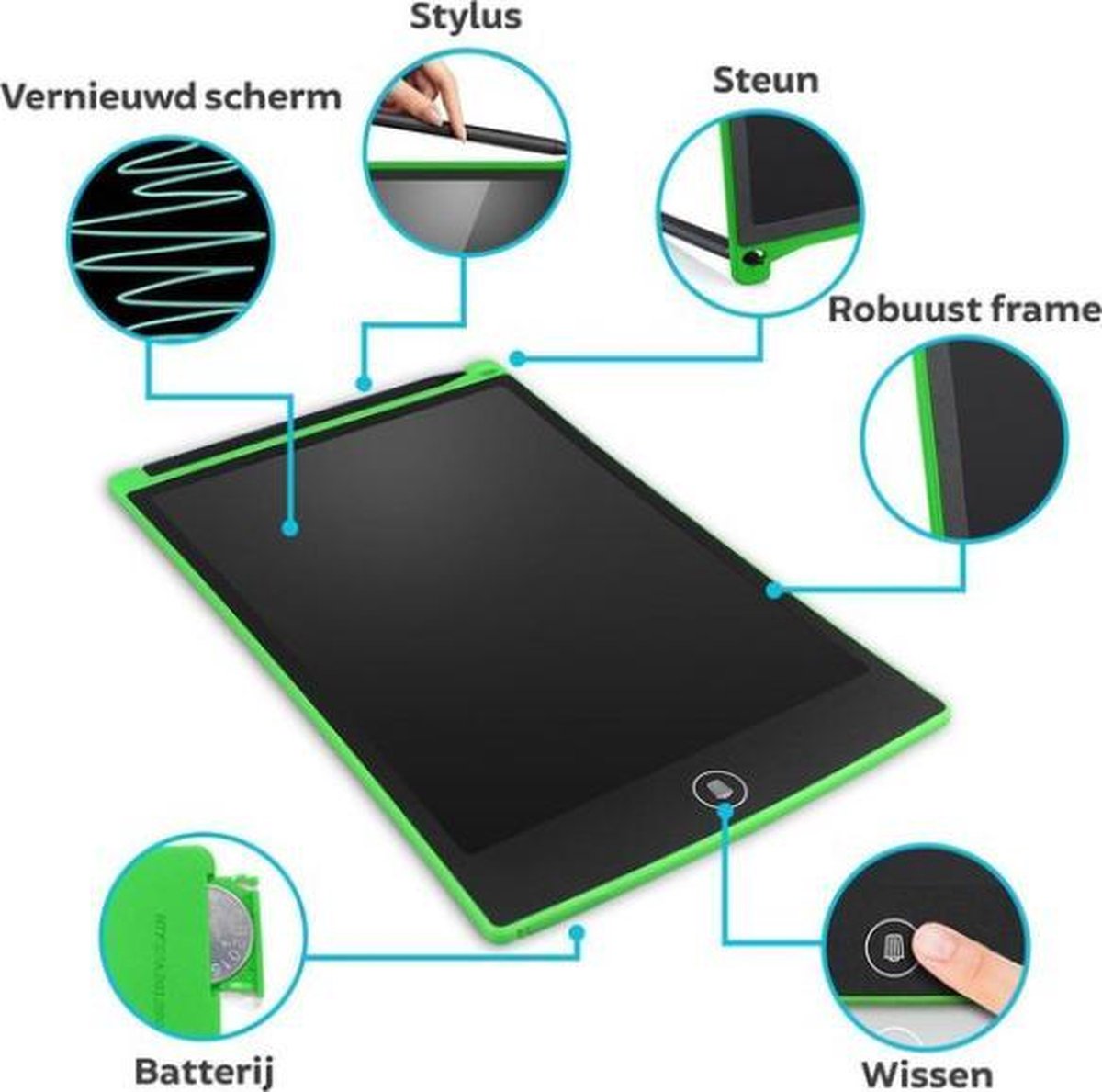 Nolad´s LCD Tekentablet - magisch tekenbord - Tekenbord voor kinderen ...