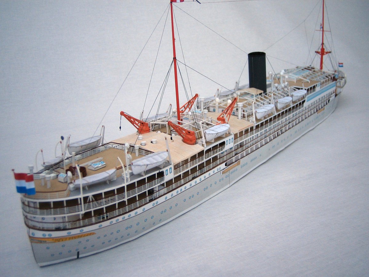 modelbouw, bouwplaat, ss Sibajak, KRL, passagiersschip, 1/250 | bol.com