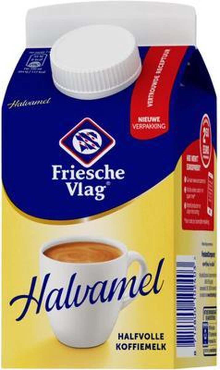 Friesche Vlag Koffiemelk Halvamel - 18 x 455 ML | bol