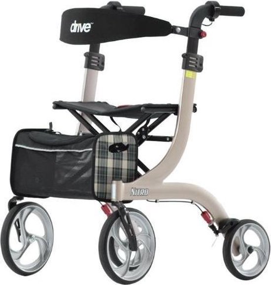 Drive Medical Nitro | L | Rollator | Wit | bol.com
