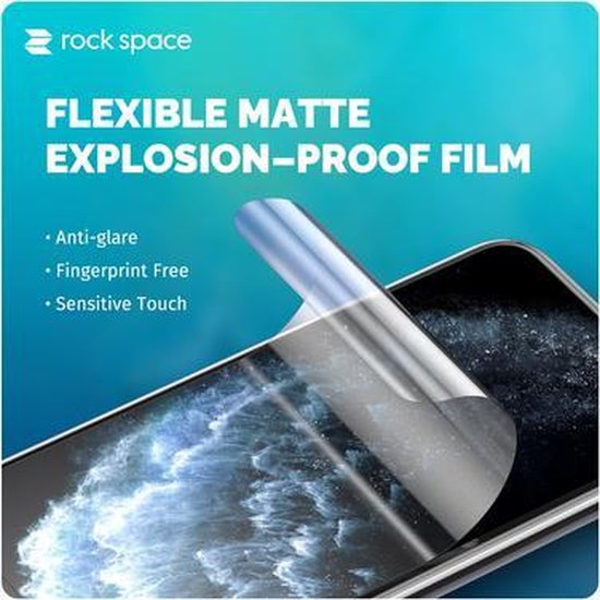 Rockspace High Definition Hydrogel screenprotector Galaxy A42 Mat Case Friendly | bol