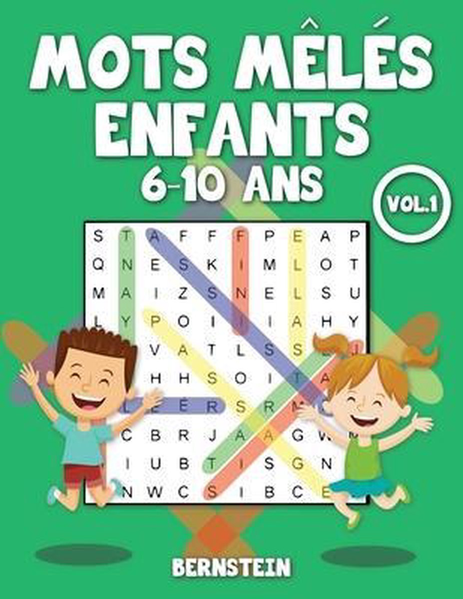 Mots mêlés enfants 6-10 ans: 200 Mots mêlés pour Enfants de 6, 7, 8, 9 ...