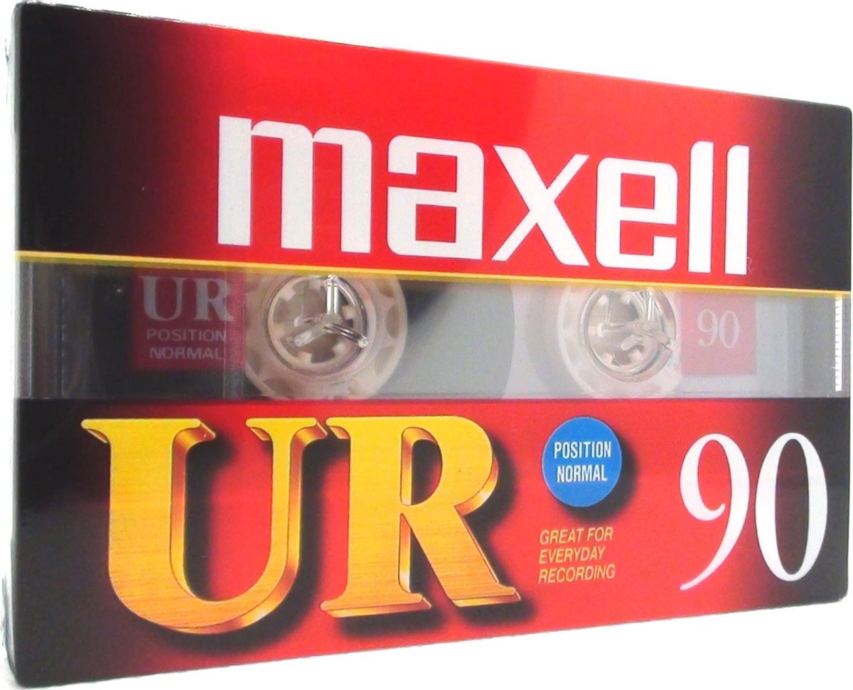 Audio Cassette Tape Maxell UR 90 normaal Position type I - Uiterst ...