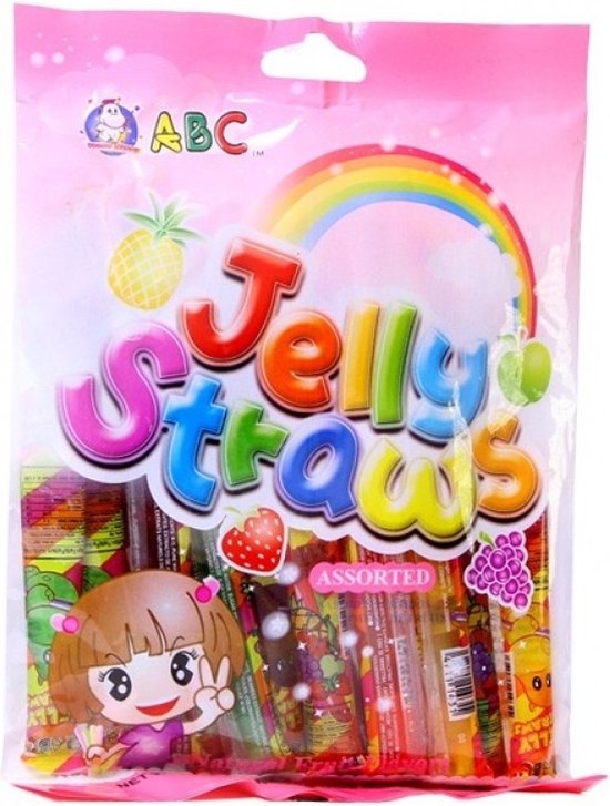 jelly straws-13 straws-sticks-ABC | bol.com
