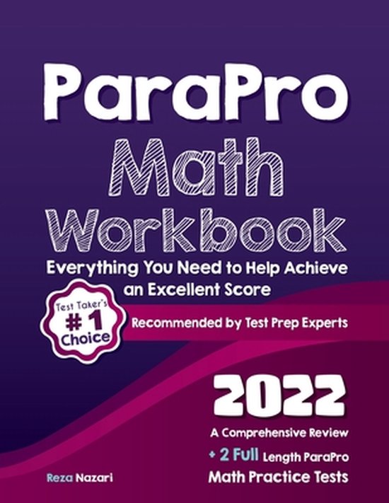 ParaPro Math Workbook: A Comprehensive Review + 2 Full Length ParaPro ...