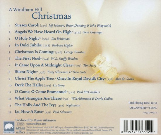 Various Artists - A Windham Hill Christmas (CD), various artists ...