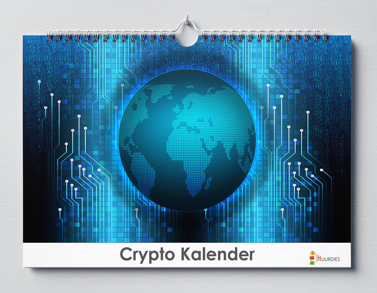 Crypto kalender 35x24 cm | Verjaardagskalender Crypto ...