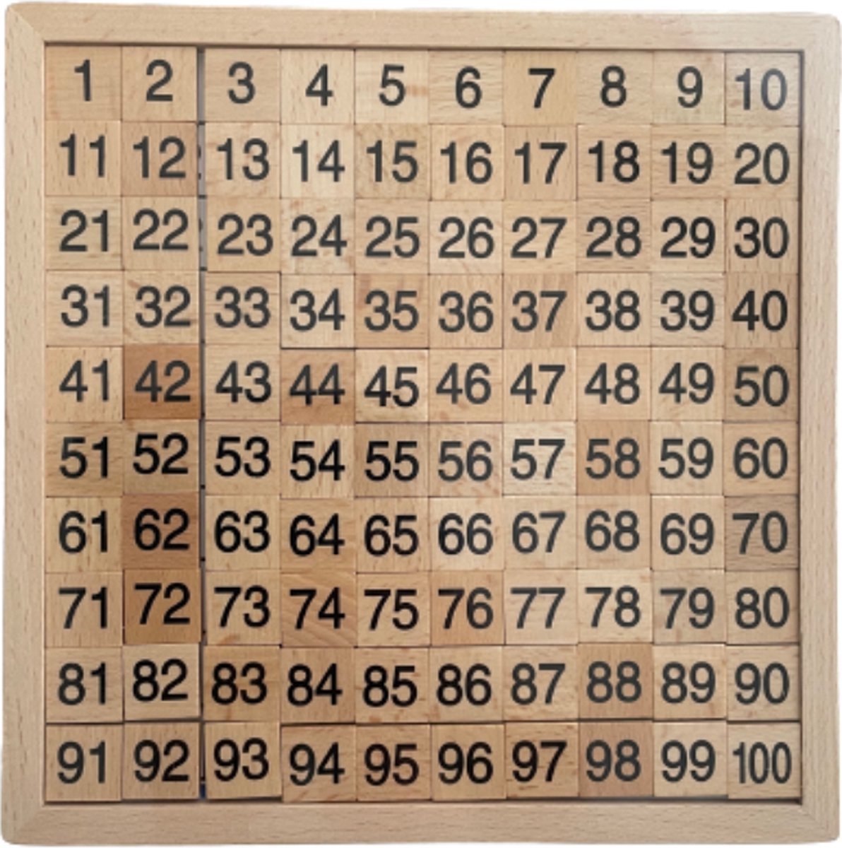 honderdveld - leren rekenen - rekenspellen - montessori - educatief ...