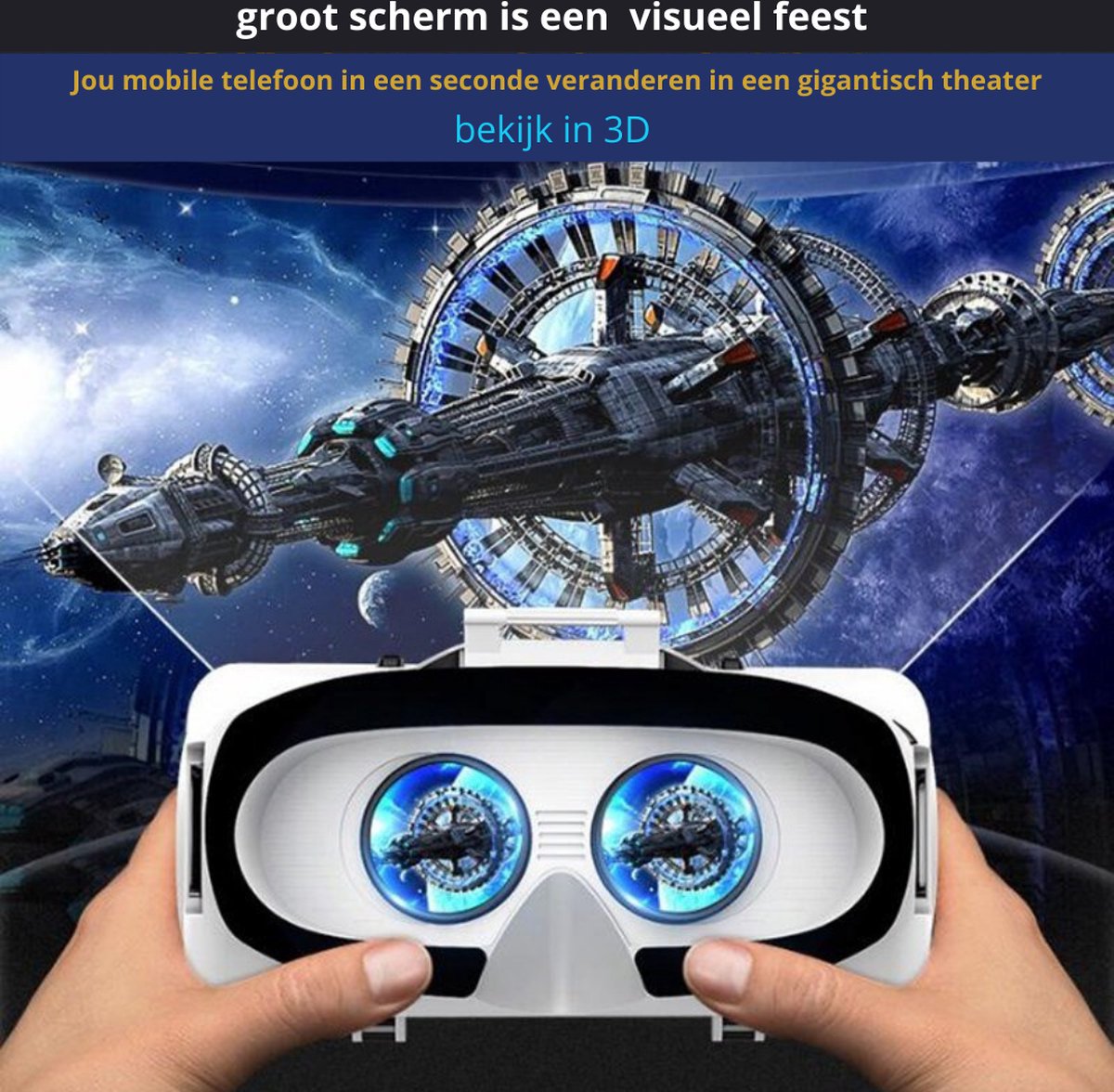 Aspektproducts Vr bril - Virtual Reality Bril - 3D - Luxe Vr Bril - Vr ...