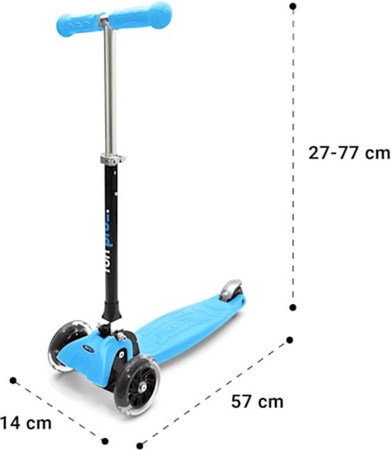 fun pro ONE Kids Scooter - 3 wielen, voor kinderen van 3-6 jaar ...