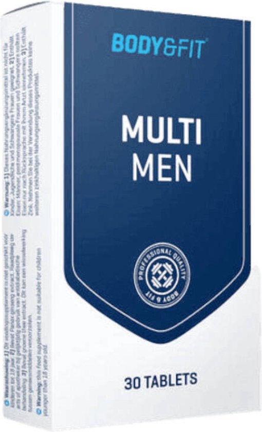 Body&Fit Multi Men 30 Tabs | bol.com