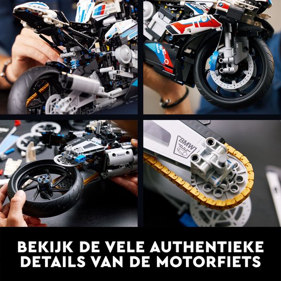 LEGO Technic BMW M 1000 RR Motor - Bouwbare Modelbouwset - 42130 | bol
