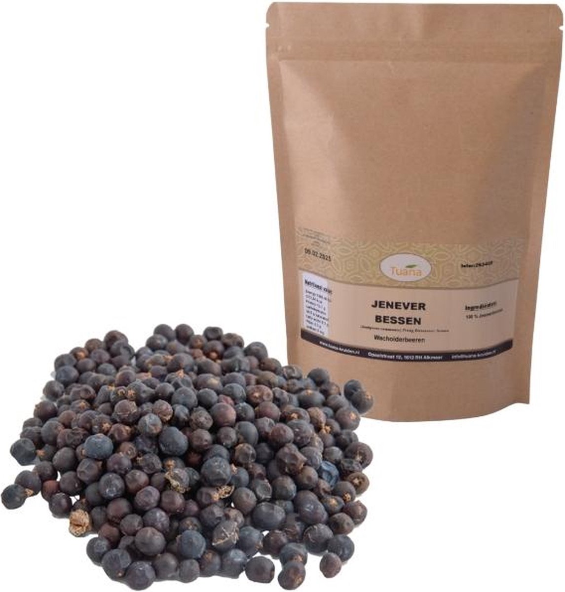 TUANA KRUIDEN-JENEVER BESSEN - KZ0105 - 1000 gram- KRUIDEN SPECERIJEN ...