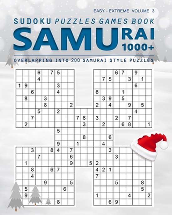 Samurai Sudoku Puzzle Levels Easy to Extreme: Variety Samurai Games ...