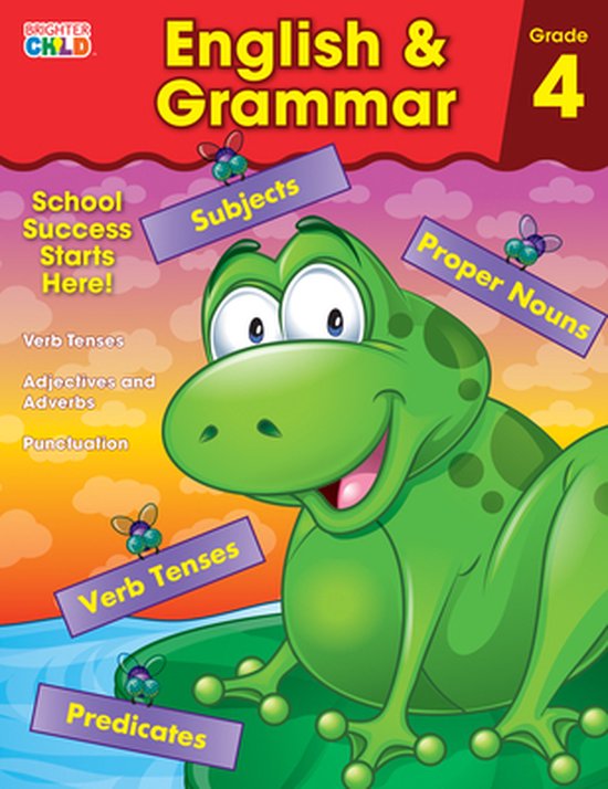 English & Grammar Workbook, Grade 4, Brighter Child | 9781483816456 ...