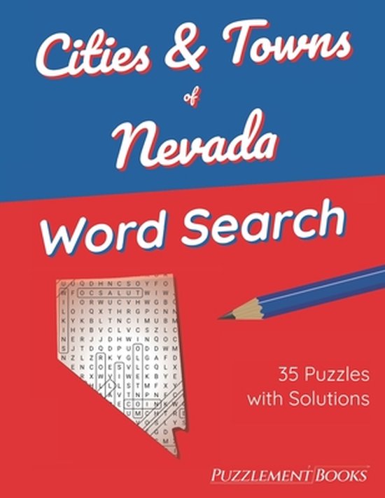 Cities & Towns of Nevada Word Search: 35 Large Print Puzzles for Adults ...